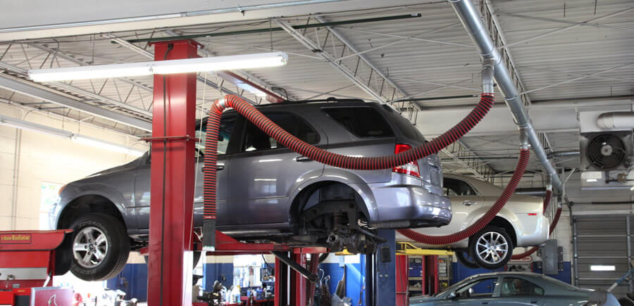 Overhead Exhaust Systems | Fume-A-Vent